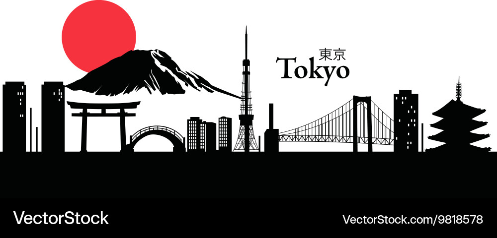 Tokyo Royalty Free Vector Image - VectorStock