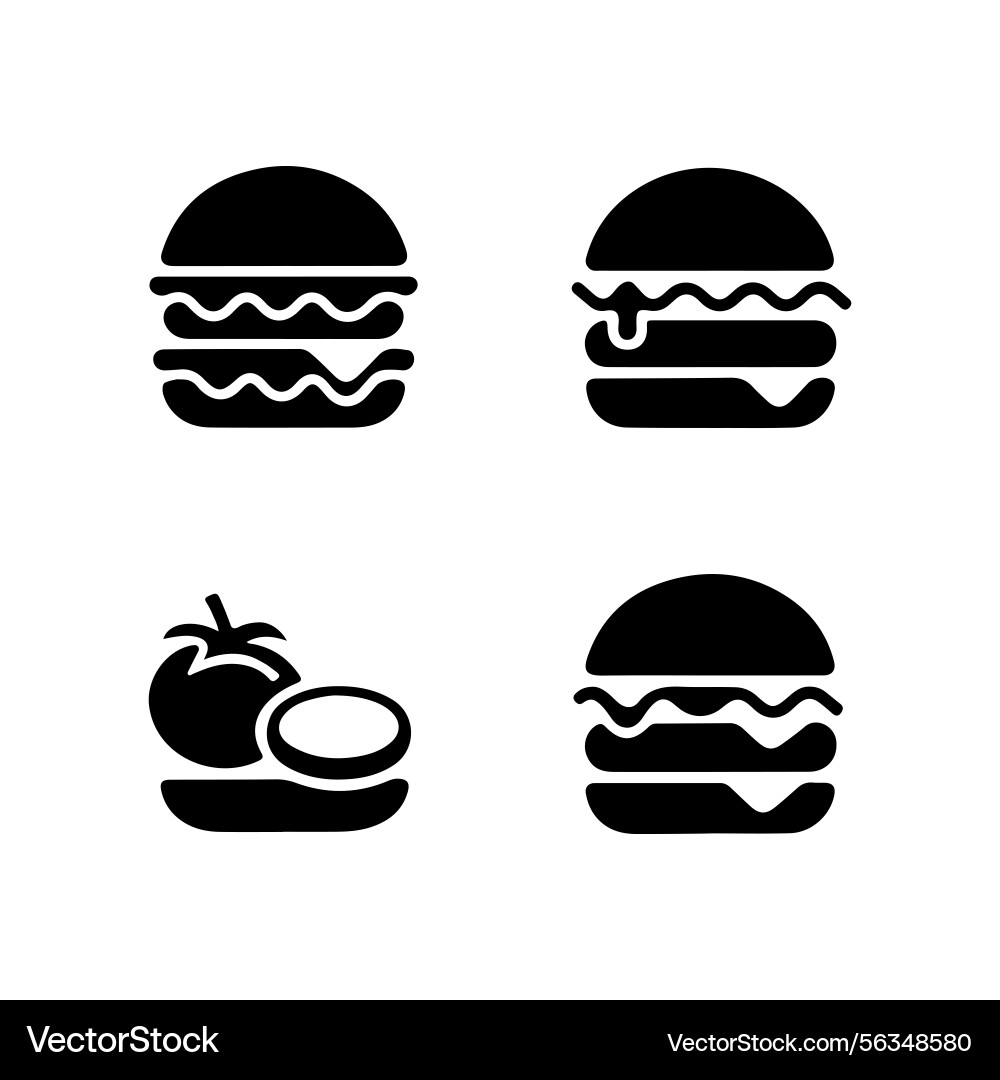 Hamburger icon Royalty Free Vector Image - VectorStock