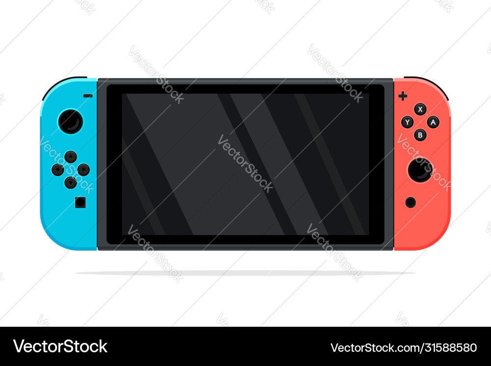Portable handheld video game console Royalty Free Vector