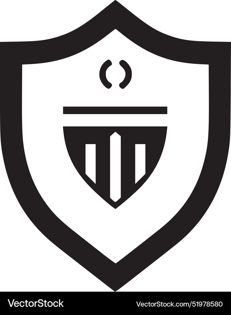 Shield - high quality logo ideal for t-shirt Vector Image