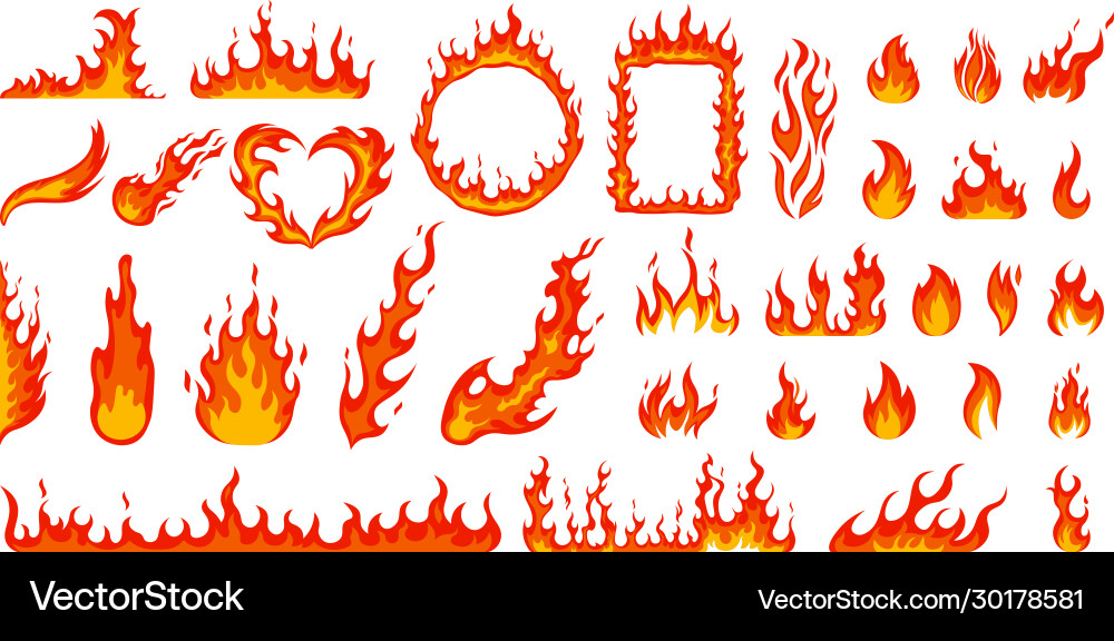 Cartoon Flames Vector Images (over 50,000)