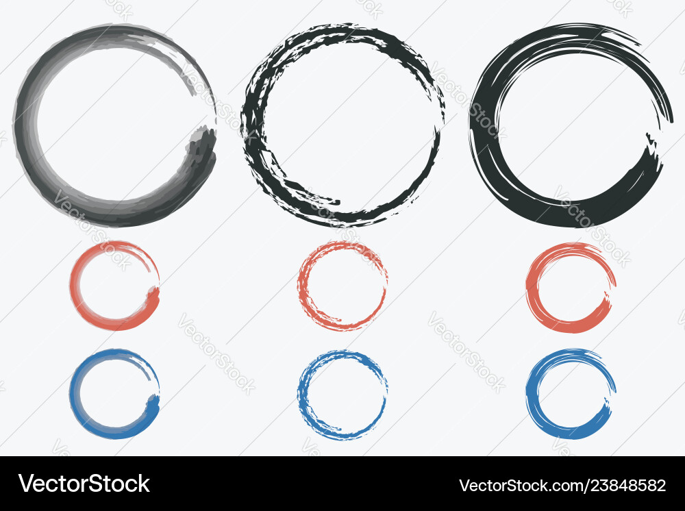 Grunge circle Royalty Free Vector Image - VectorStock