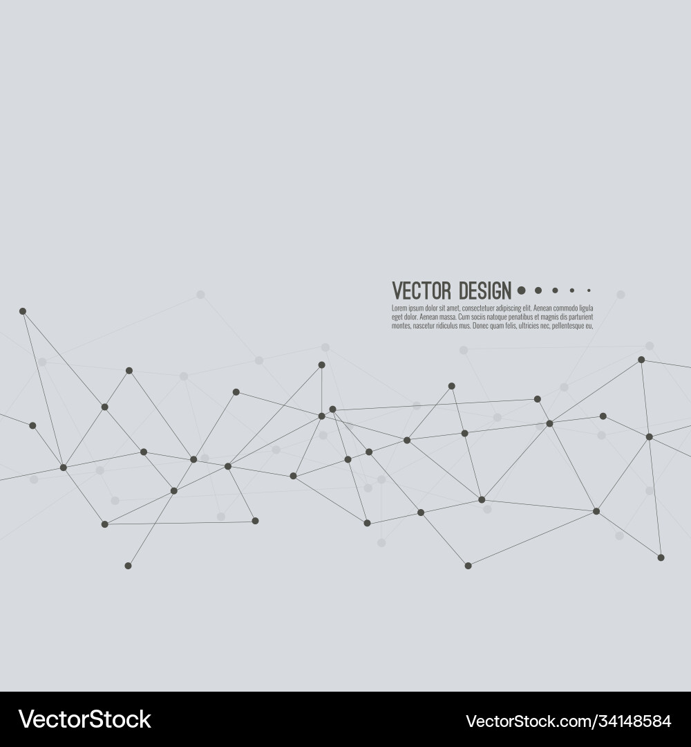 Abstract Technology Nexus Royalty Free Vector Image
