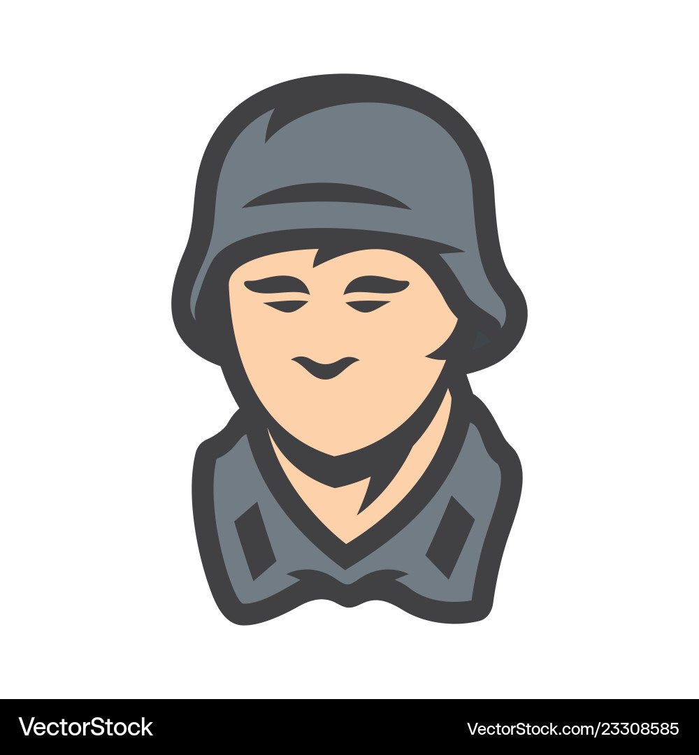German soldier sign Royalty Free Vector Image - VectorStock