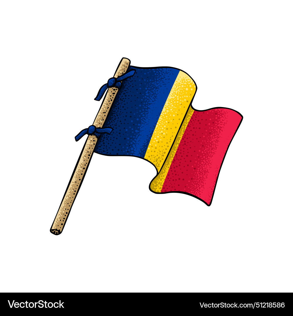 Chad flag Royalty Free Vector Image - VectorStock
