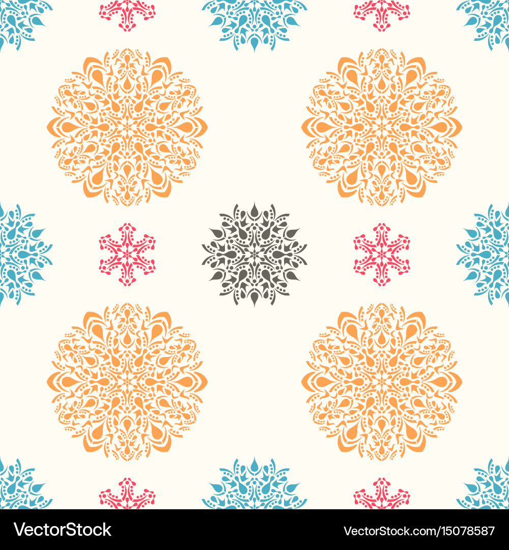 Ornamental Round Pattern Royalty Free Vector Image