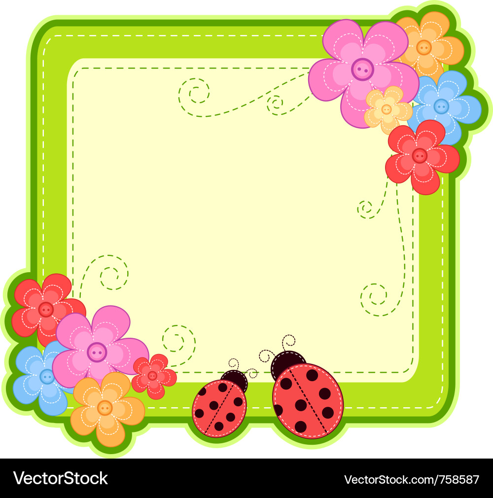 Ladybug Border Template Ladybug Border Images Free Download On
