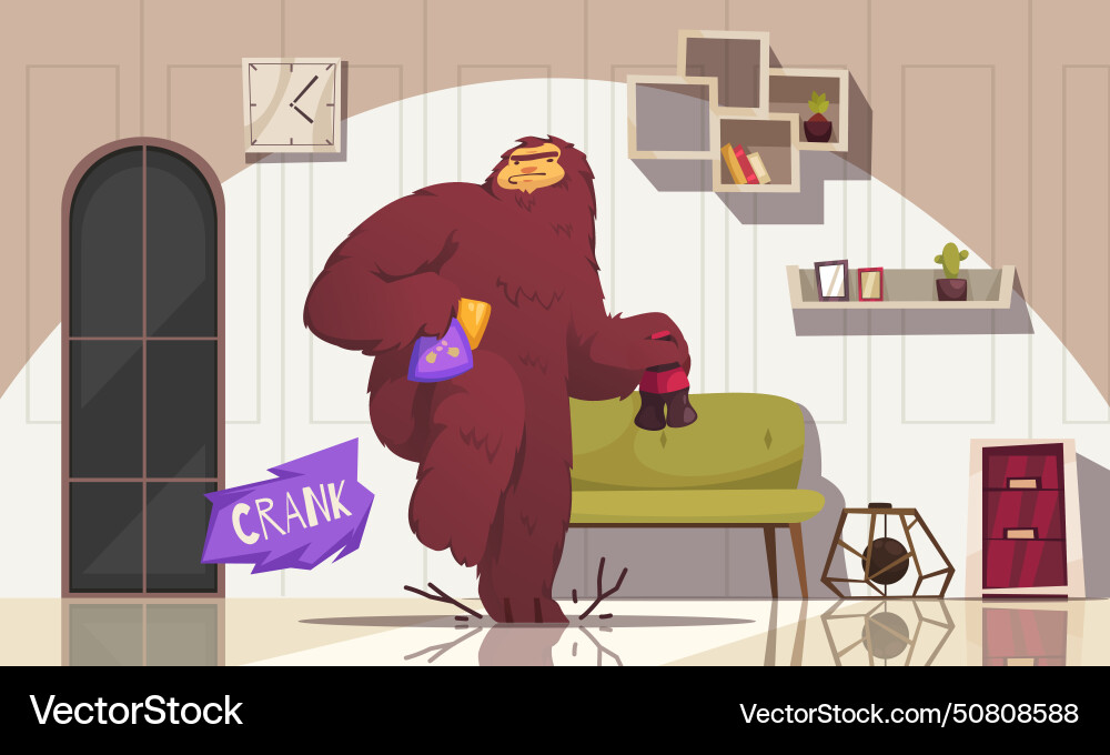 Cartoon yeti Royalty Free Vector Image - VectorStock