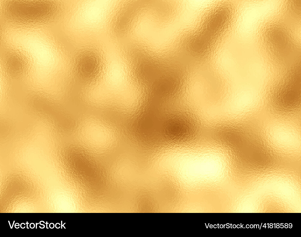 Detailed gold foil texture background Royalty Free Vector