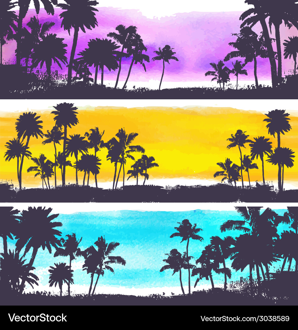 Purple Palm Trees Vector Images (over 5,900)