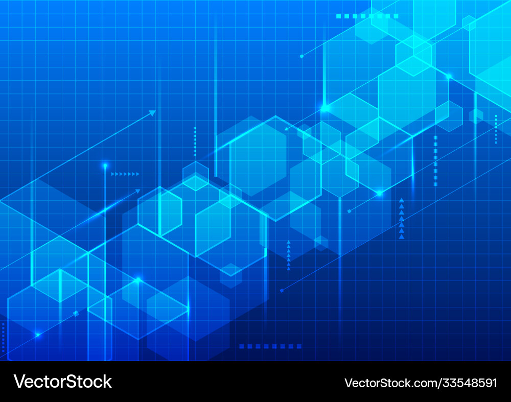 Abstract technology digital futuristic concept Vector Image