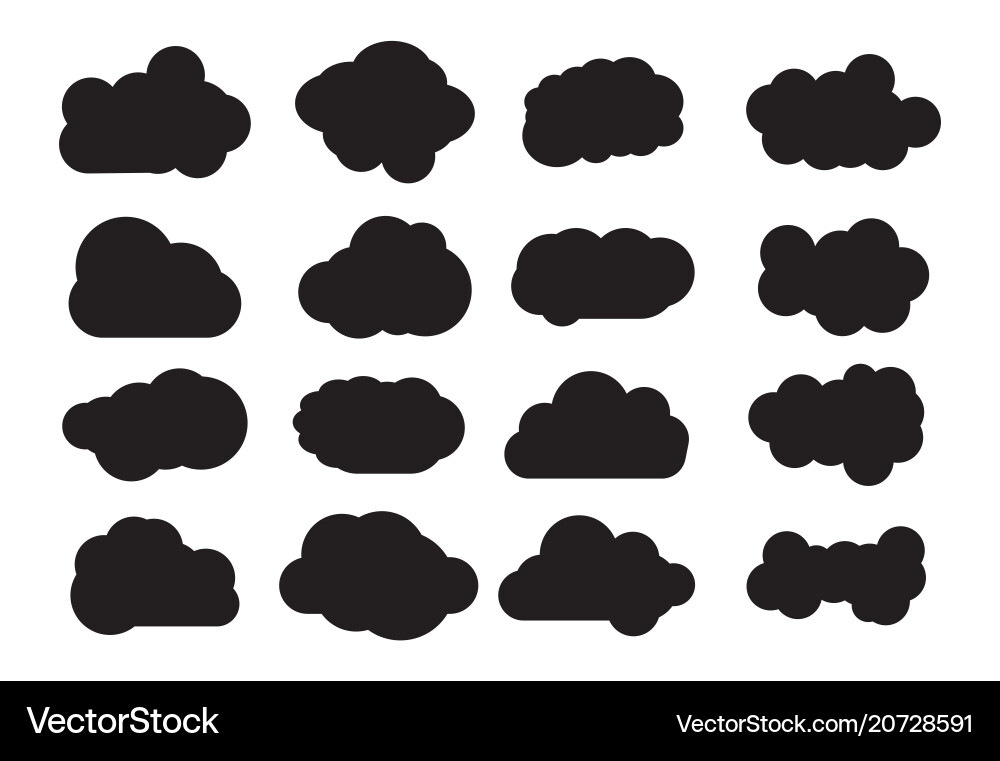 Clouds Royalty Free Vector Image - VectorStock
