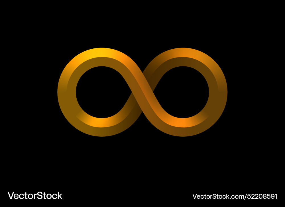 Infinity color icon sign element graphic Vector Image