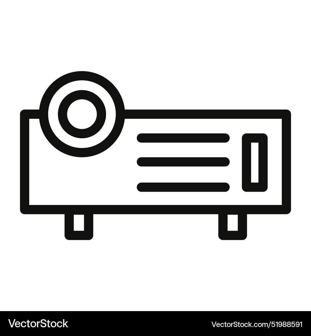 Presentation projector icon ideal for office Vector Image