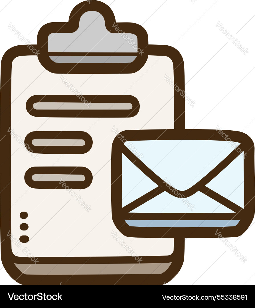 Registration form - e-learning doodle art Vector Image