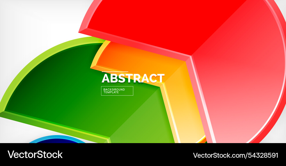 Trendy round shapes with triangular angle design Vector Image