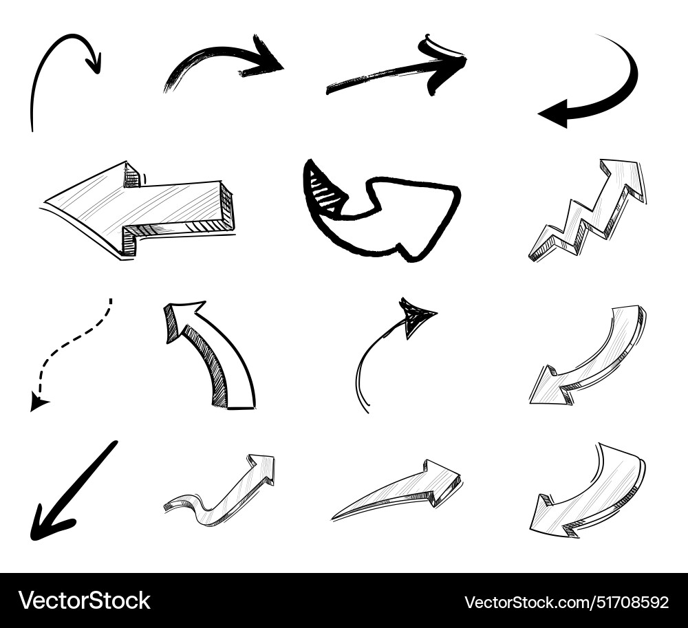Arrows big black set icons Royalty Free Vector Image Arrows big black set icons Royalty Free Vector Image