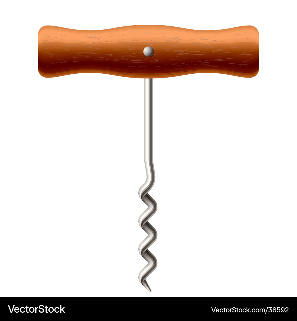 Corkscrew Royalty Free Vector Image - VectorStock