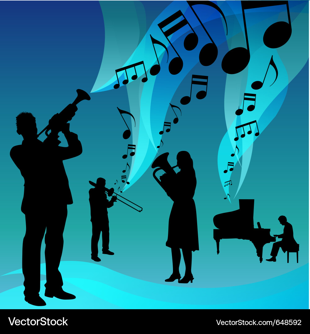 Musical group Royalty Free Vector Image - VectorStock