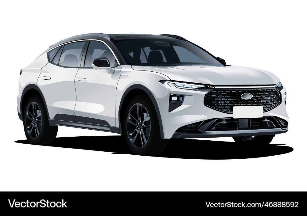 Realistic car Royalty Free Vector Image - VectorStock