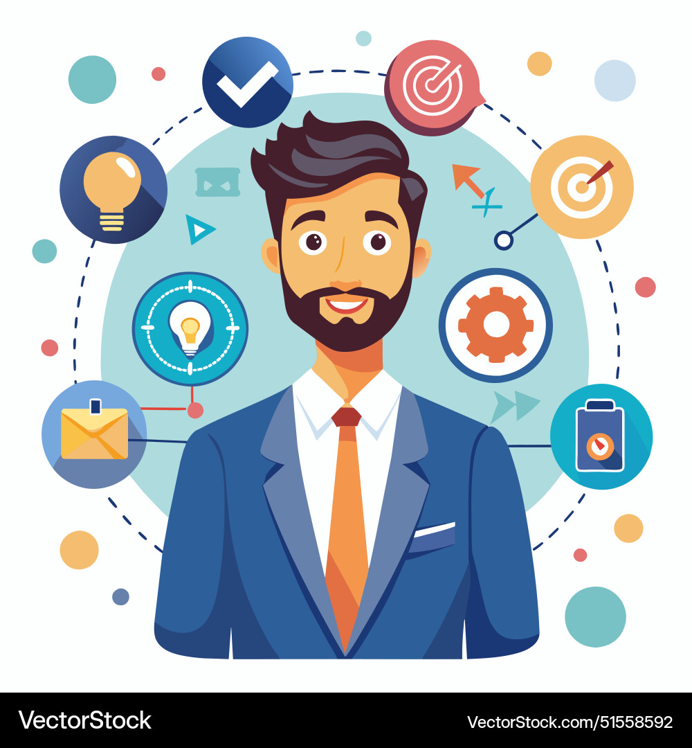 Soft skills or personal attribute to be success Vector Image