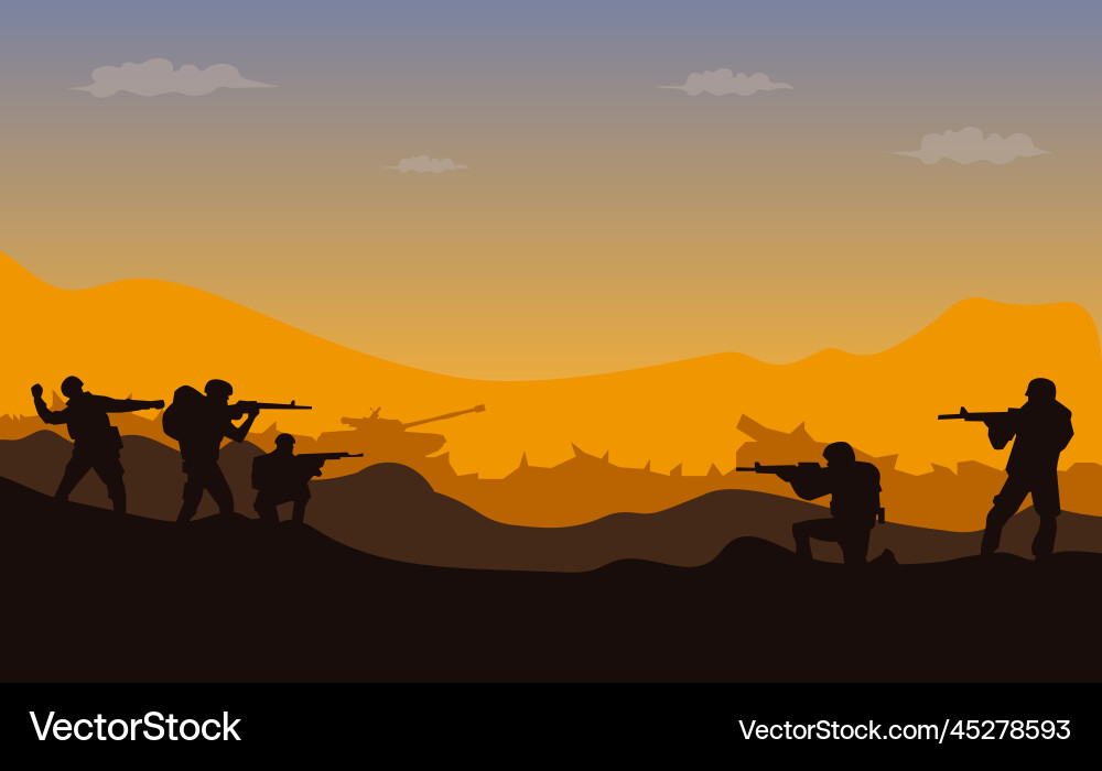War background Royalty Free Vector Image - VectorStock