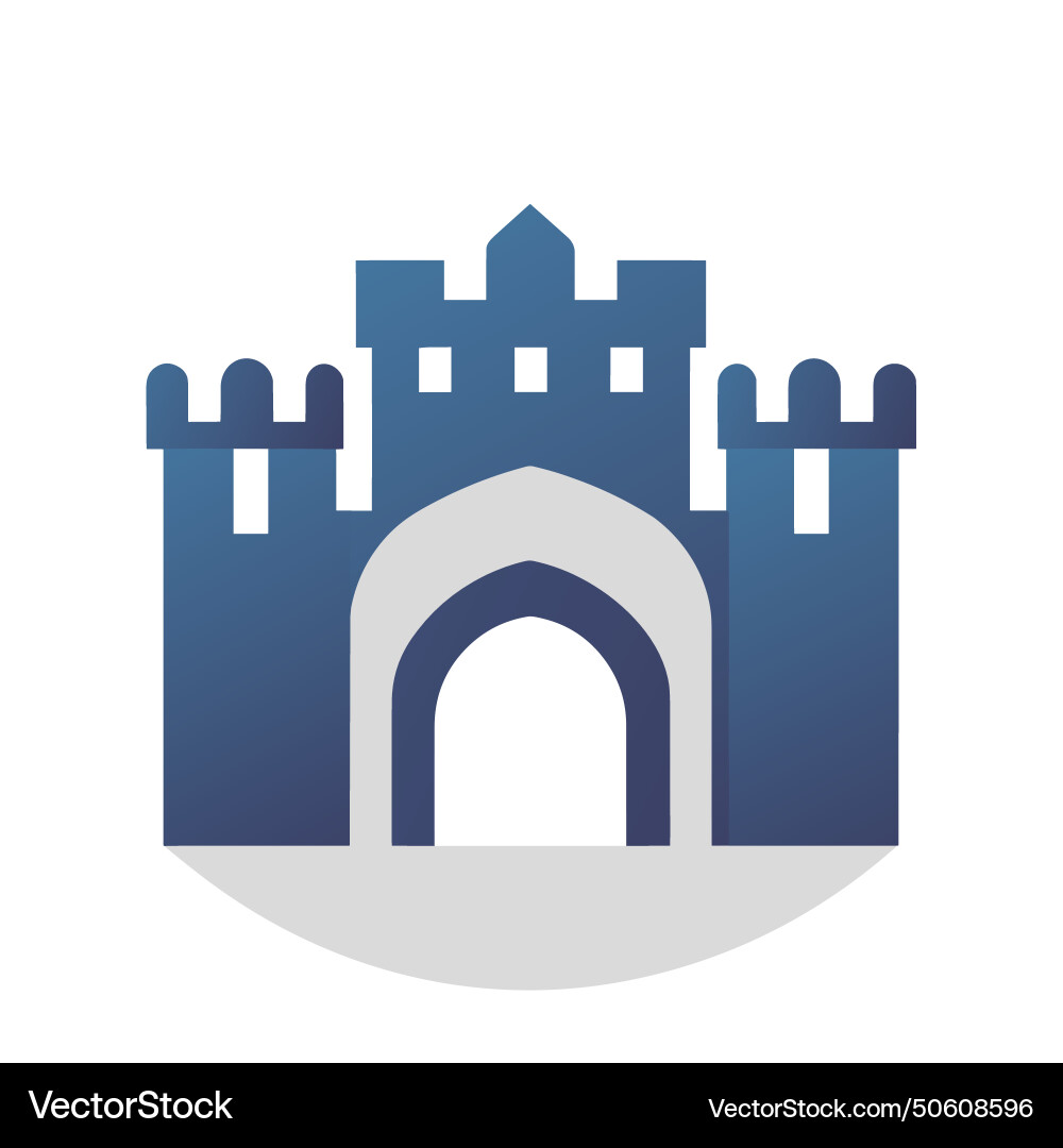 Data protection software filled gradient logo Vector Image