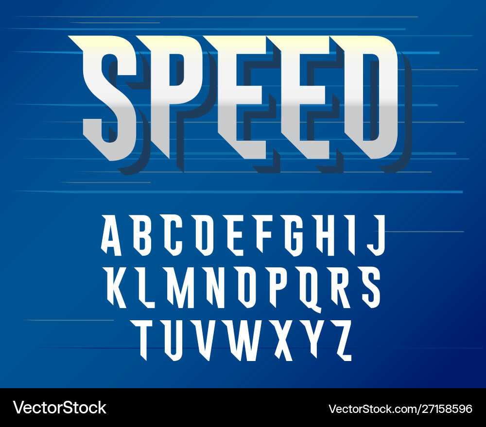 Modern elegant font and alphabet abc typography Vector Image