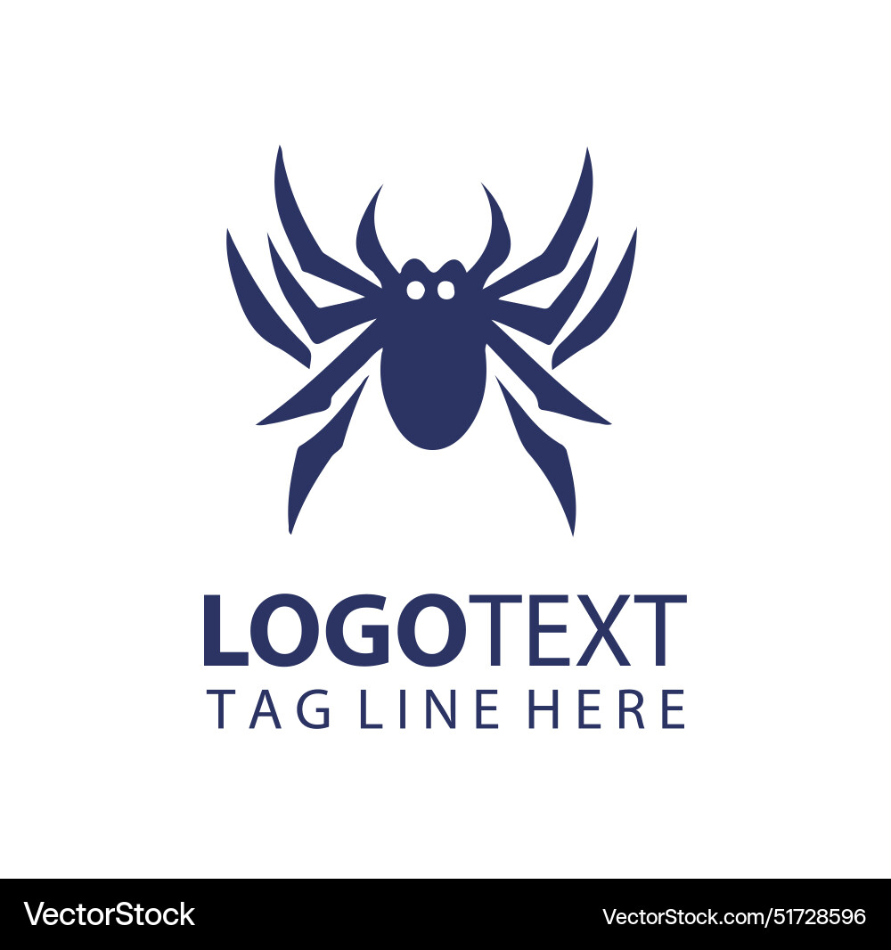 Spider logo Royalty Free Vector Image - VectorStock