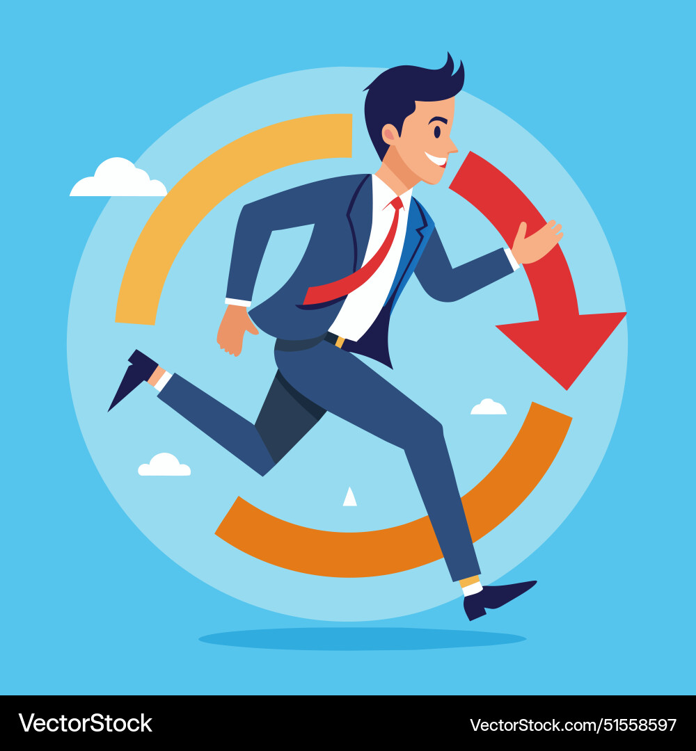 Working habit life cycle or daily routine Vector Image