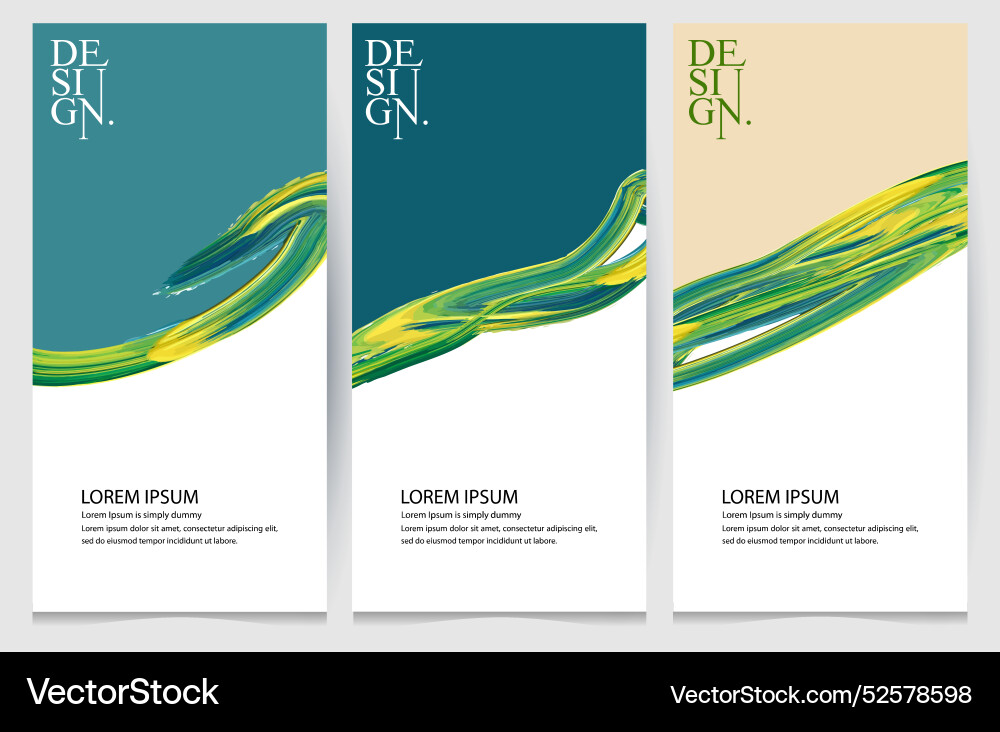 Banner design with modern abstract background – Royalty-Free Vector ...