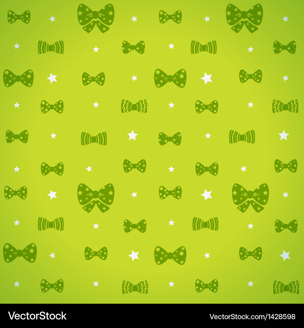 Bow pattern Royalty Free Vector Image - VectorStock