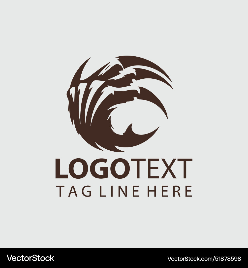 Claw logo Royalty Free Vector Image - VectorStock