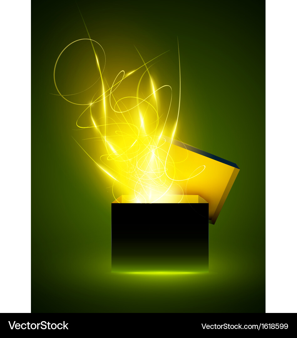 Magic box Royalty Free Vector Image - VectorStock