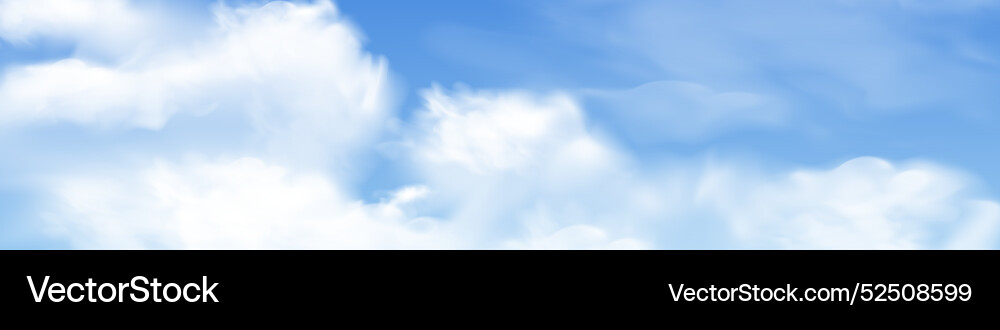 Sky blue background clear day with sunlight Vector Image