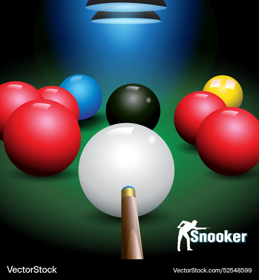 Snooker championship Royalty Free Vector Image