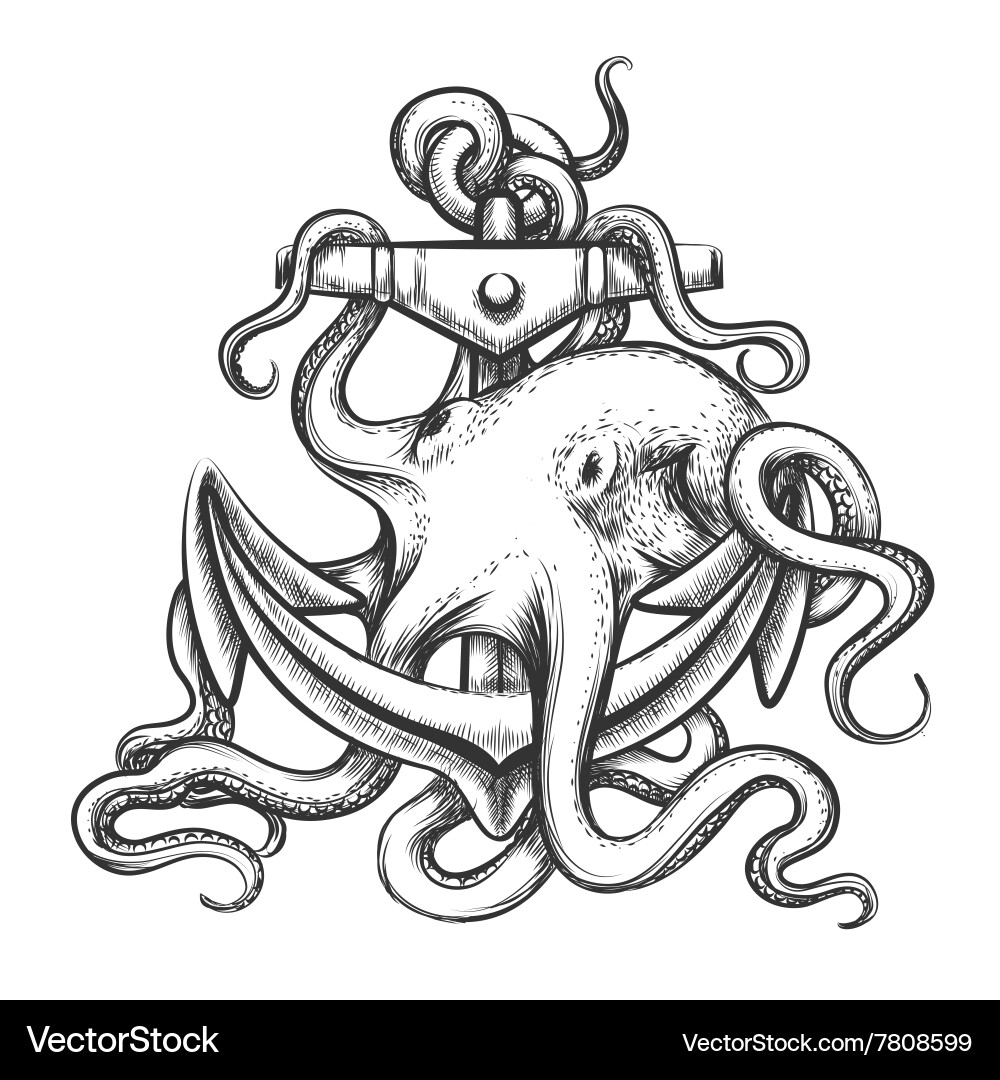 Octopus Jolly Roger Tattoo