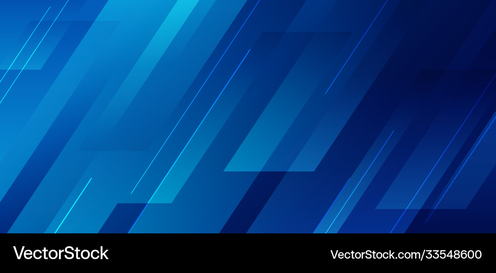 Abstract blue diagonal geometric with line modern Vector Image