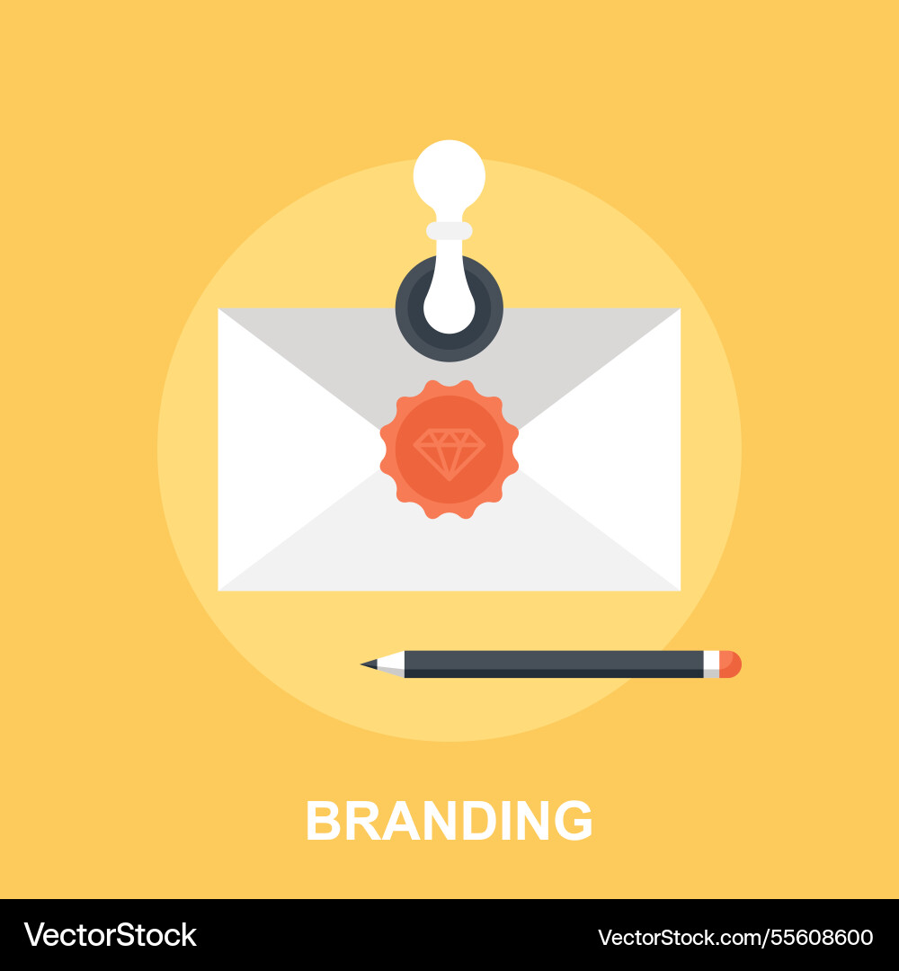 Branding concept Royalty Free Vector Image - VectorStock