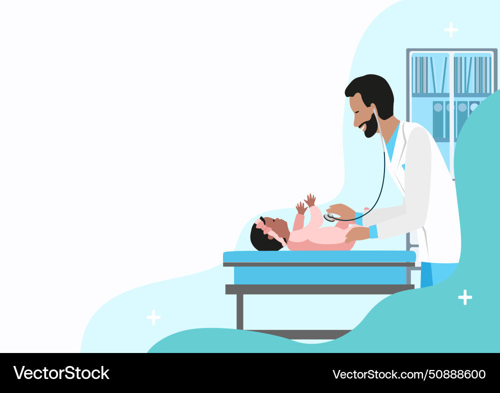 Pediatrician Royalty Free Vector Image - VectorStock