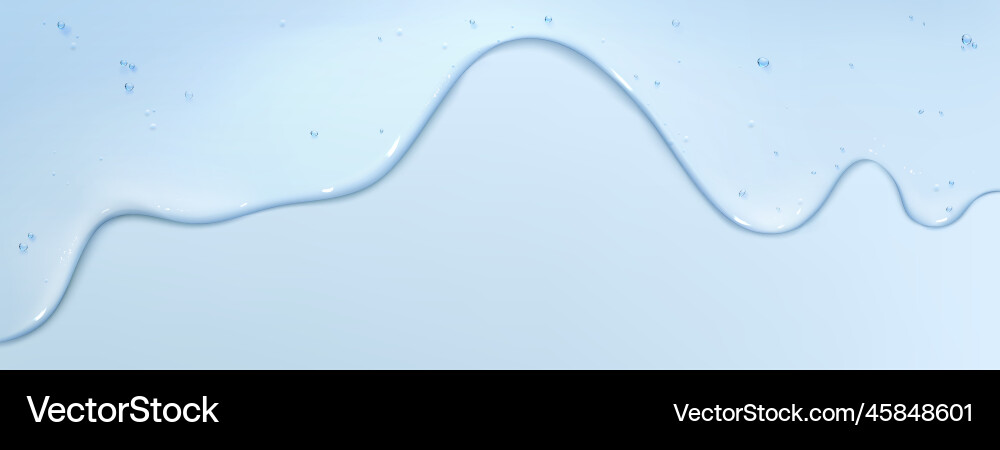 Clear liquid cosmetic gel texture Royalty Free Vector Image