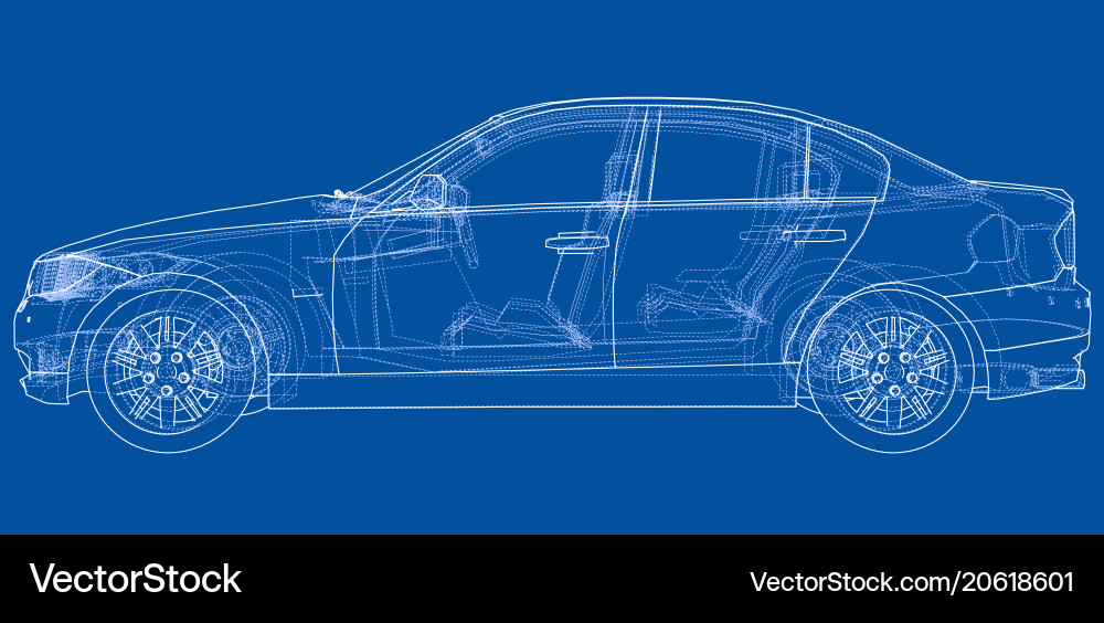 Concept car Royalty Free Vector Image - VectorStock