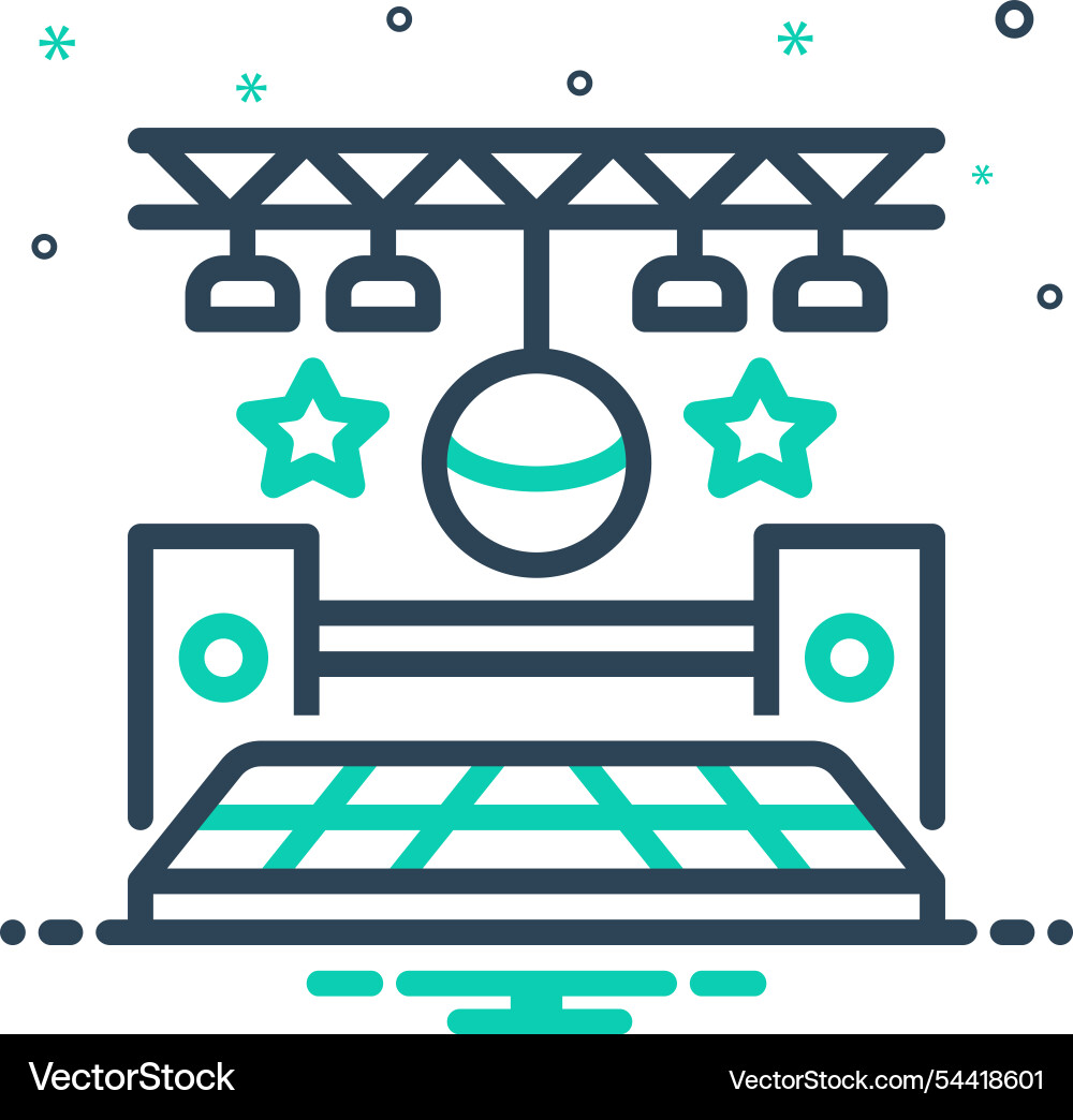 Dance floor Royalty Free Vector Image - VectorStock