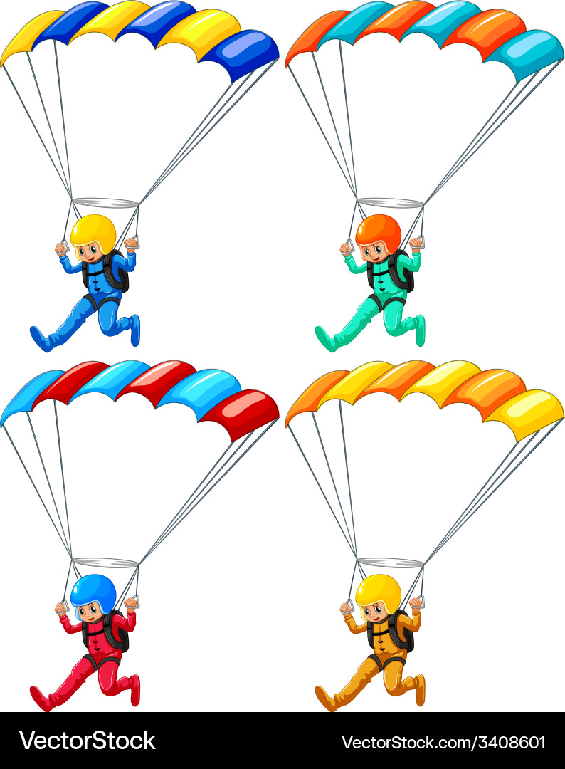 Parachute Royalty Free Vector Image - VectorStock