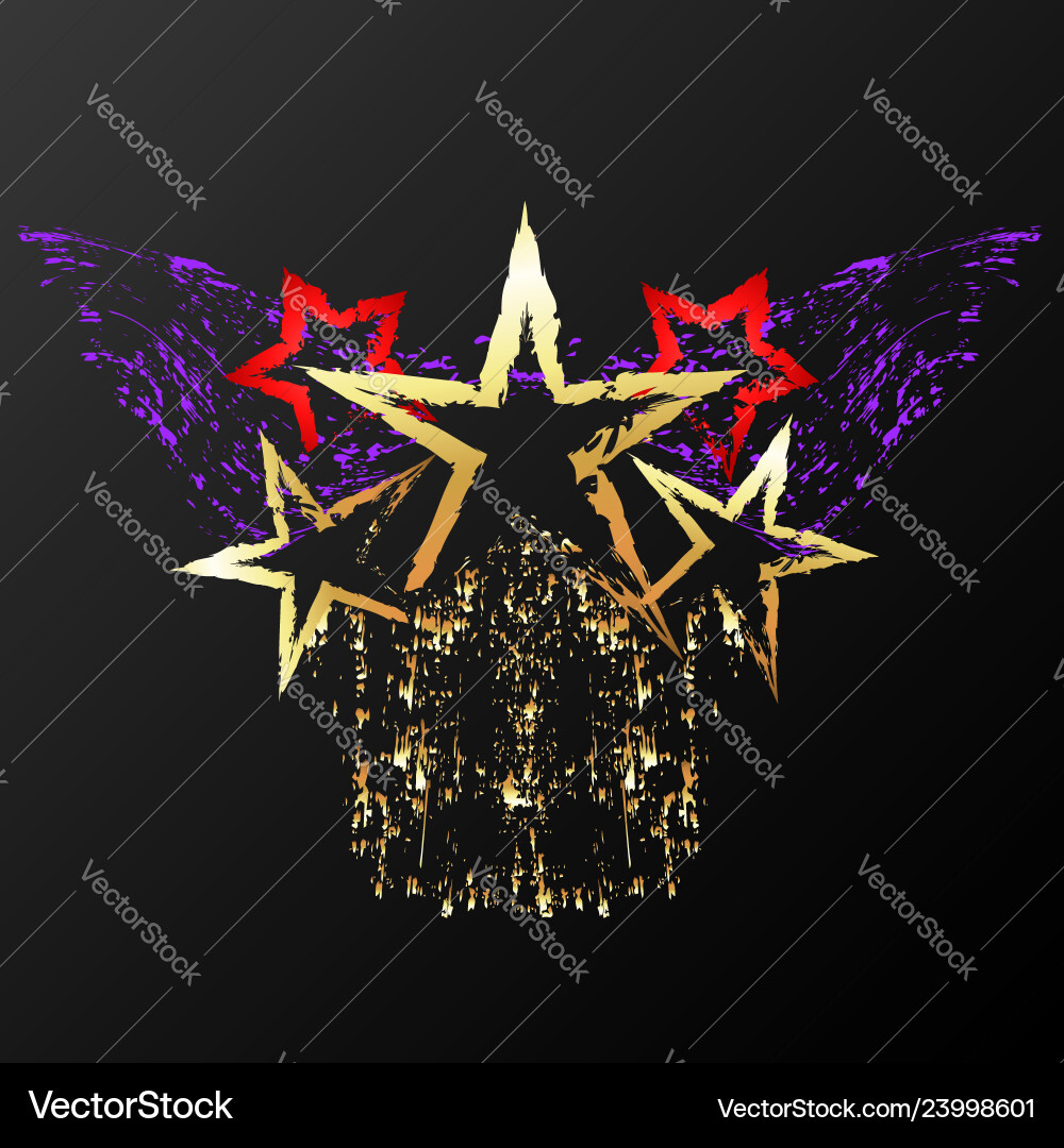 Star unique design Royalty Free Vector Image - VectorStock