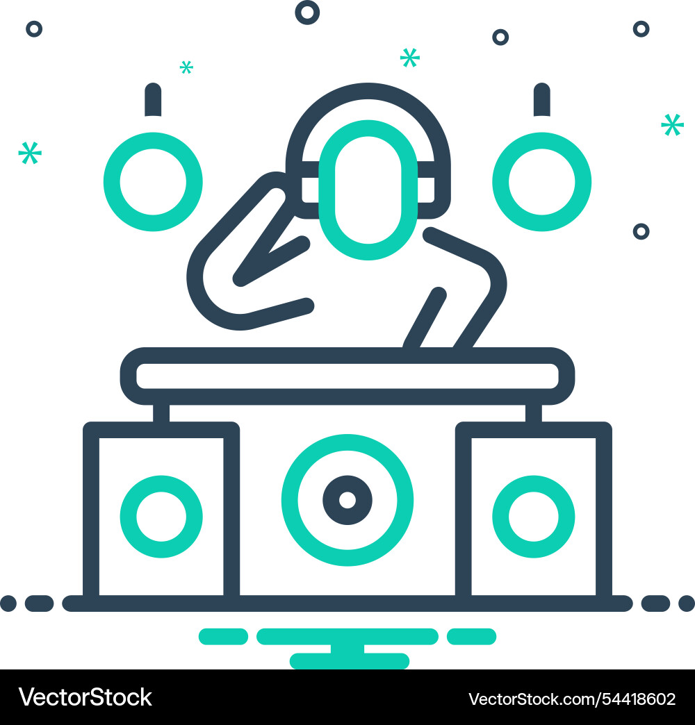 Dj Royalty Free Vector Image - VectorStock