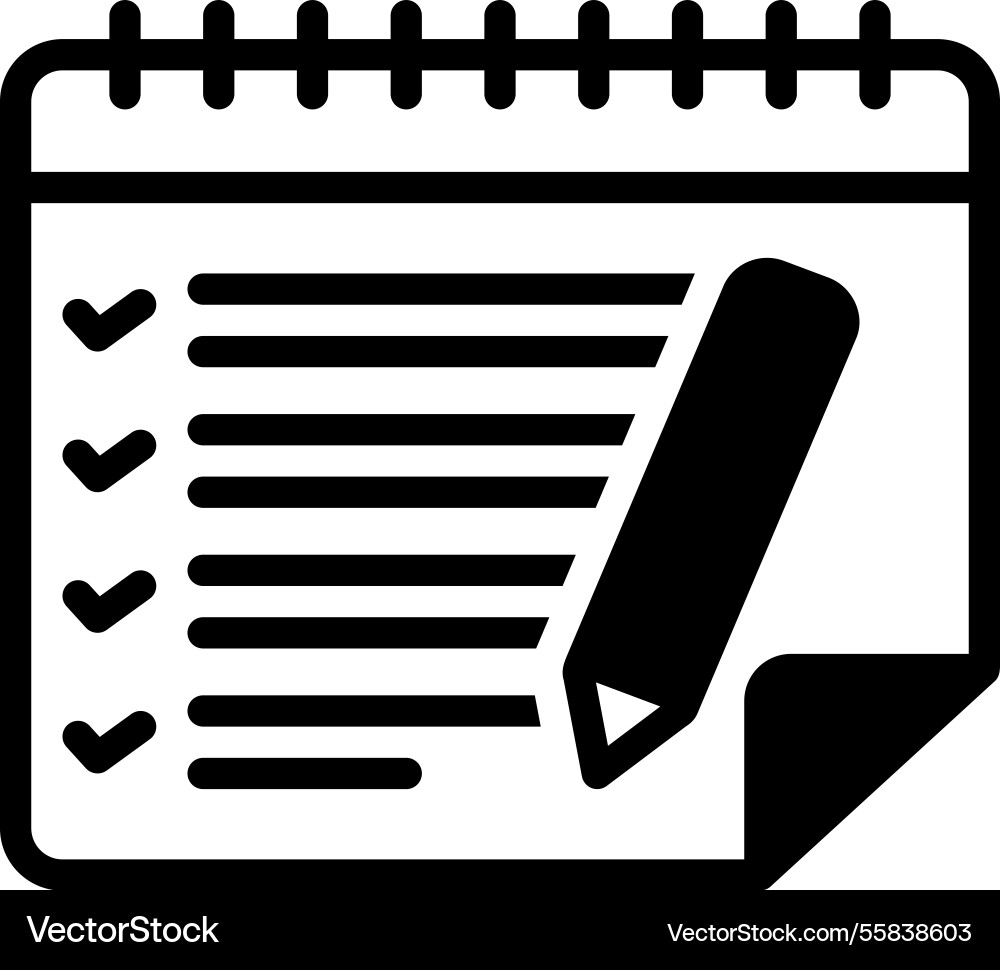 Agenda Royalty Free Vector Image - VectorStock