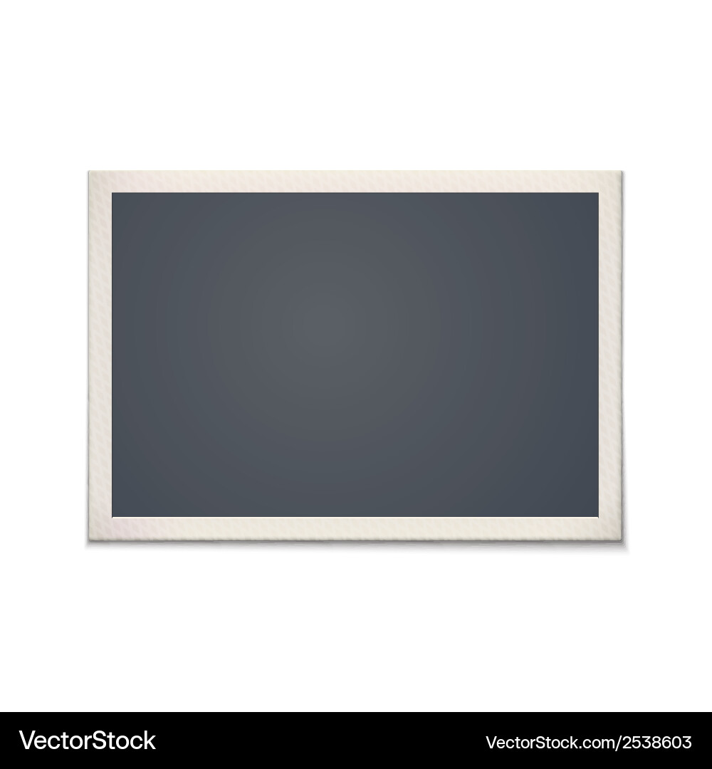 Retro Photo Frame Royalty Free Vector Image - VectorStock