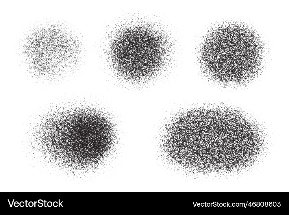 Spray paint circle stain with noise texture effect