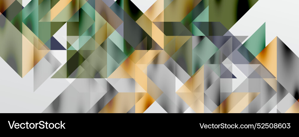 Tech minimal overlapping triangle shapes elements Vector Image